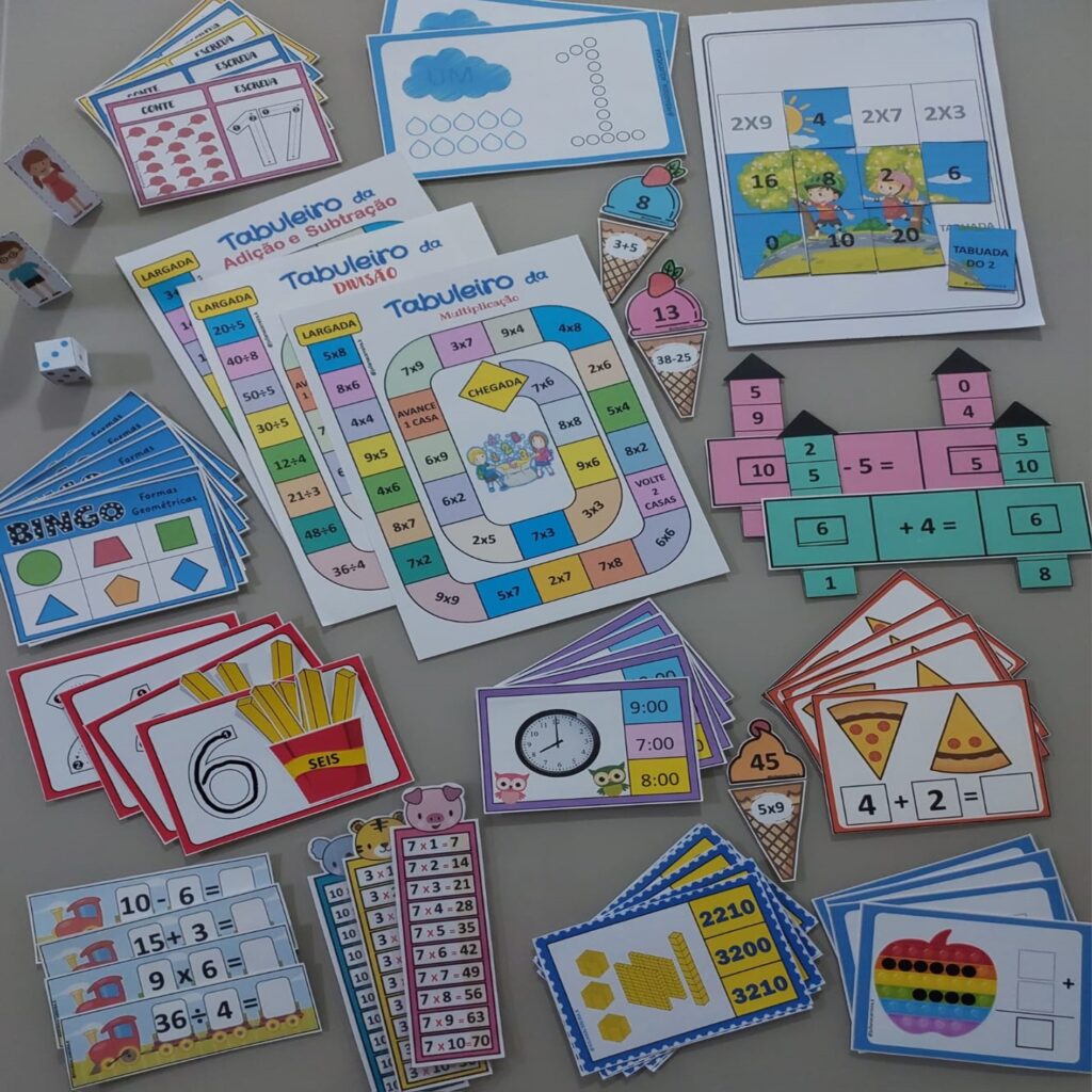 Kit Matemática – Pedagogia aqui em casa – Juliana Carreira