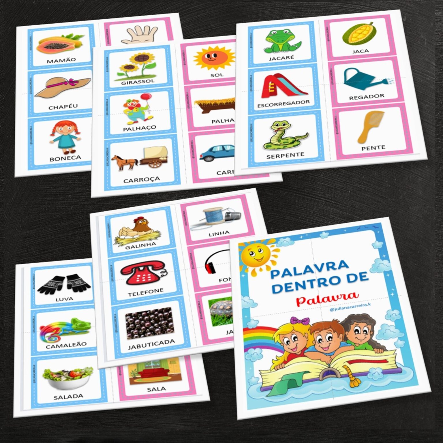 Palavra Dentro de Palavra – Pedagogia aqui em casa – Juliana Carreira