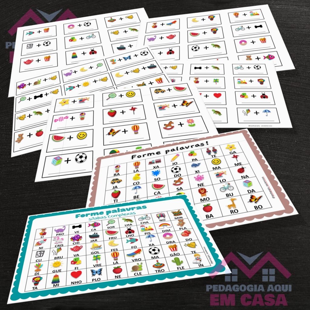 Kit Forme Palavras – Pedagogia aqui em casa – Juliana Carreira