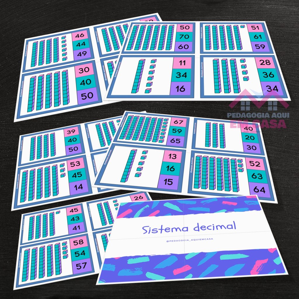 Sistema Decimal – Pedagogia aqui em casa – Juliana Carreira